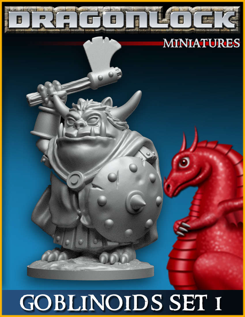 DRAGONLOCK Miniatures: Goblinoid Warriors Set 1 - Fat Dragon Games ...