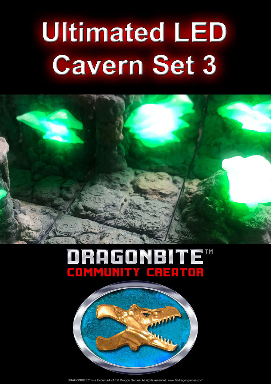 Ultimate LED Cavern Set 3 - Fat Dragon Games | DragonBite | DriveThruRPG