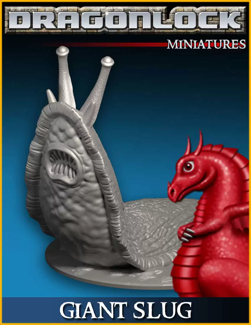 DRAGONLOCK Miniatures: Giant Slug - Fat Dragon Games | DRAGONLOCK ...