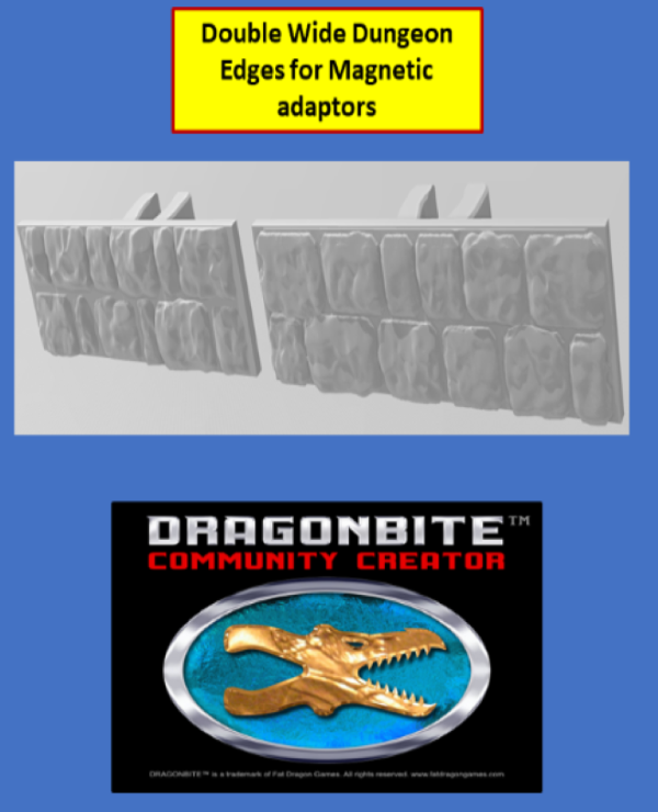 Dungeon Edge for Magnetic adaptors - Fat Dragon Games | DragonBite ...