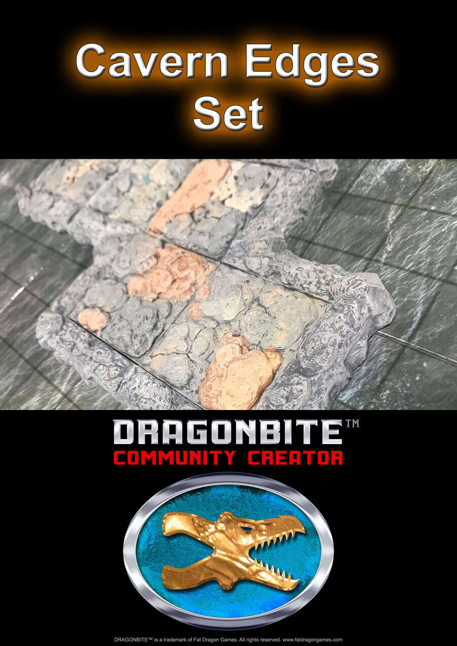 Cavern Edges Set - Fat Dragon Games | DragonBite | DriveThruRPG