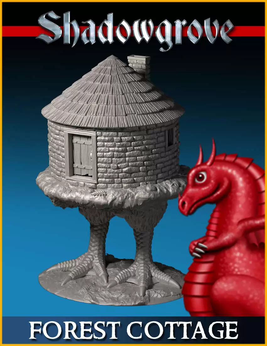 DRAGONLOCK: Shadowgrove Cottage (Baba Yaga's Hut) - Fat Dragon Games ...