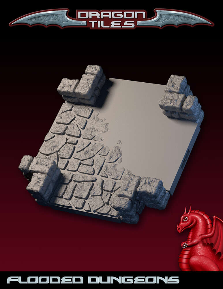 DRAGON TILES: Flooded Dungeons - Fat Dragon Games | Dragon Tiles ...