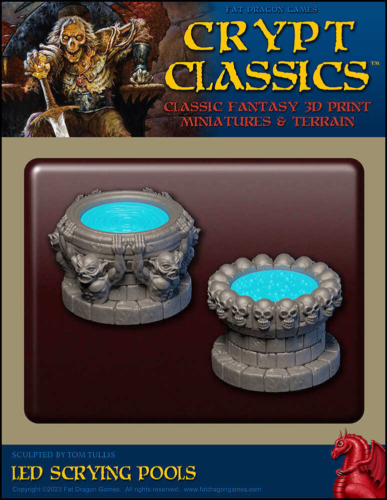 CRYPT CLASSICS: LED Scrying Pools - Fat Dragon Games | CRYPT CLASSICS ...