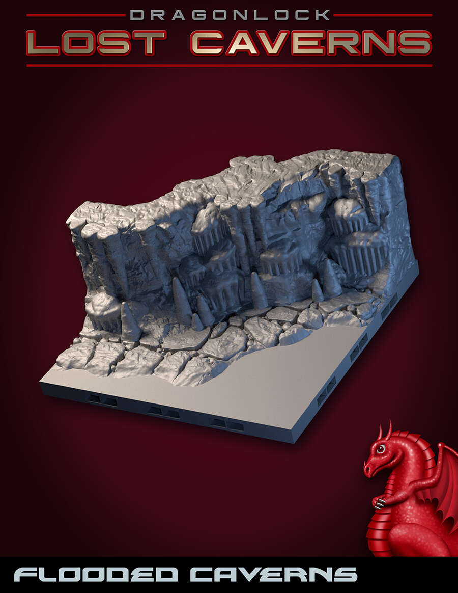 DRAGONLOCK Lost Caverns: Flooded Caverns - Fat Dragon Games ...
