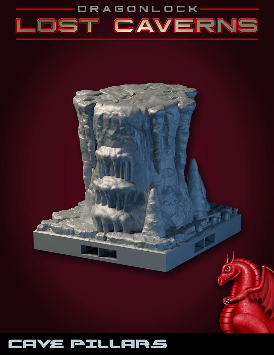 DRAGONLOCK Lost Caverns: Cave Pillars - Fat Dragon Games | DRAGONLOCK ...