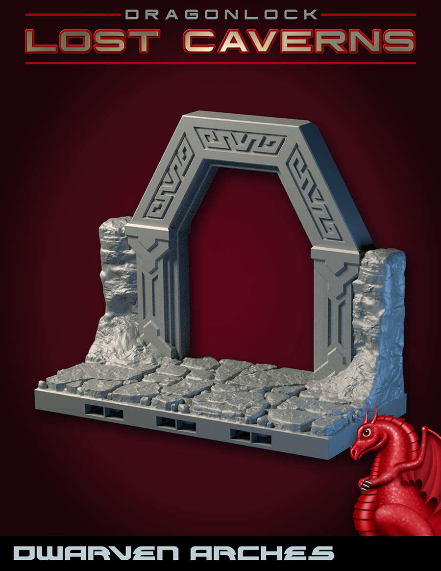 DRAGONLOCK Lost City of the Dwarves: Dwarven Arches - Fat Dragon Games ...