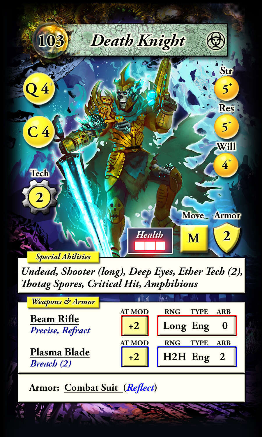 DeepWars - Abyssal Doom Profile Cards - AntiMatter Games | DriveThruRPG