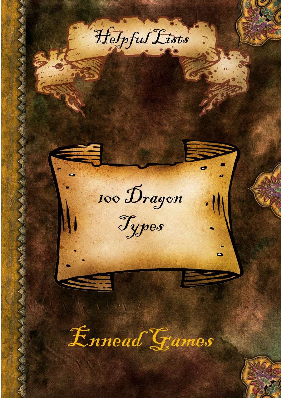 100 Dragon Types - Ennead Games | Name Lists | DriveThruRPG