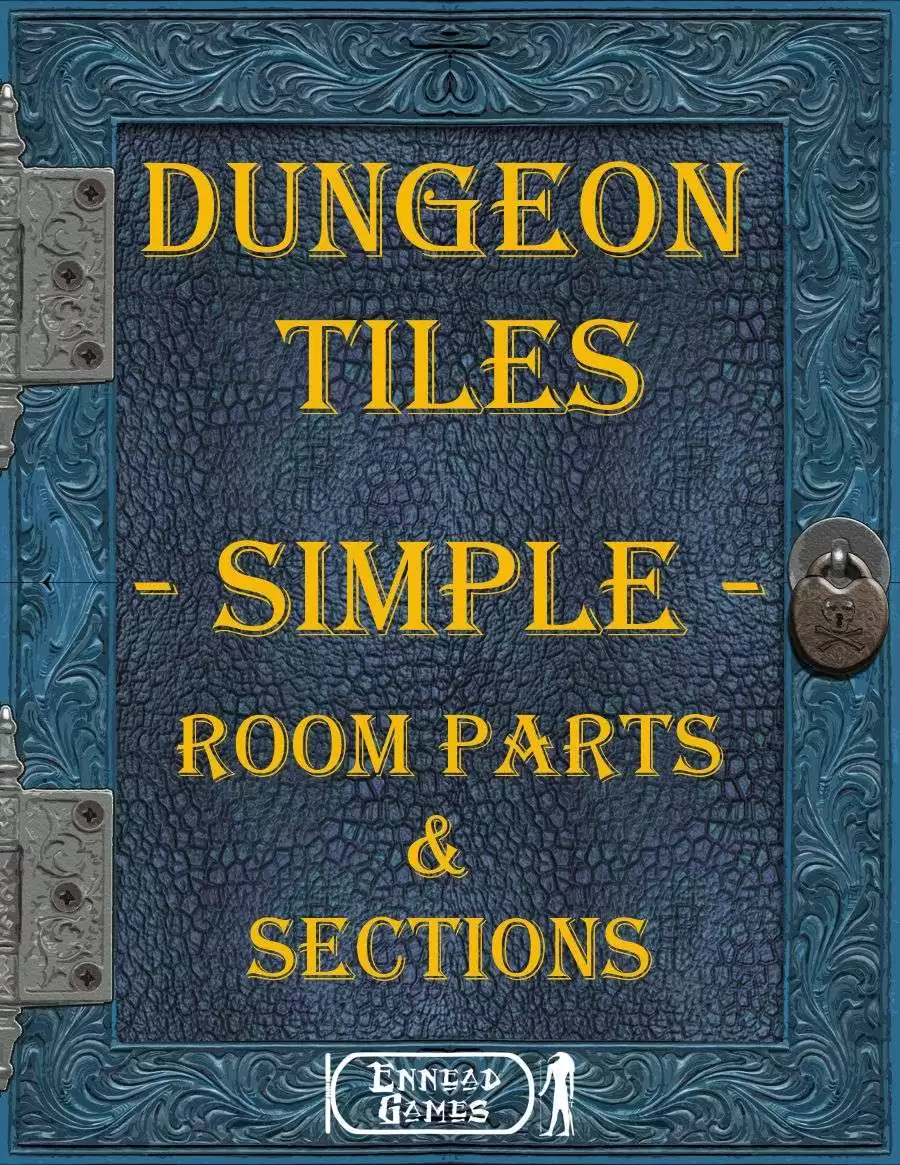 [Tiles] - Dungeon Tiles - Simple - Room Parts & Sections - Ennead Games | Tiles & Cards ...