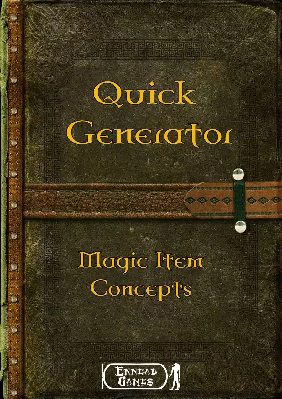 Quick Generator - Magical Item Concept - Ennead Games | Quick Gens ...
