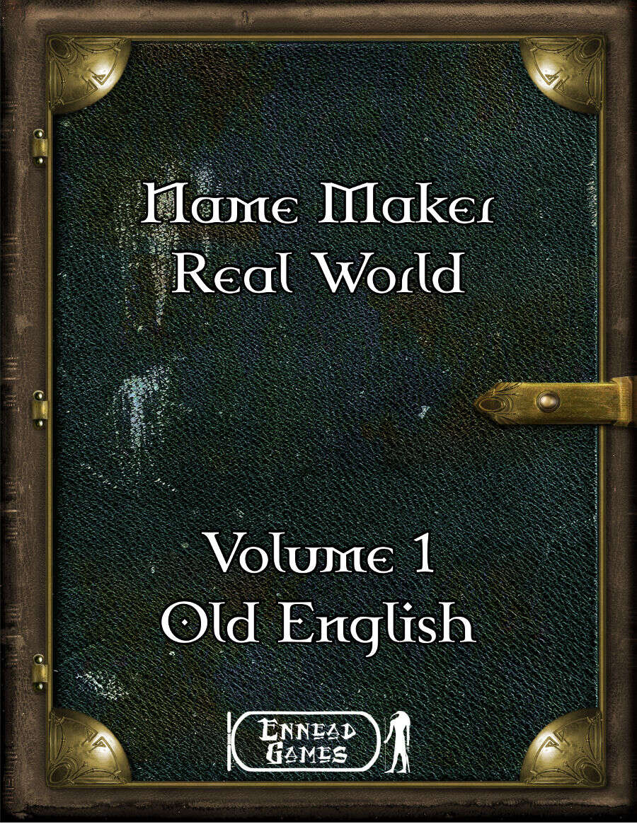 Name Maker Real World Volume 1 - Old English - Ennead Games | Name ...
