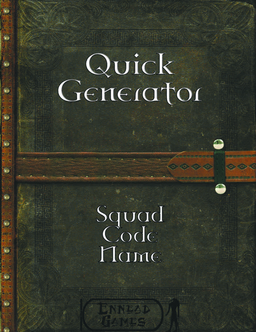 Quick Generator - Squad Code Name - Ennead Games | Quick Gens ...