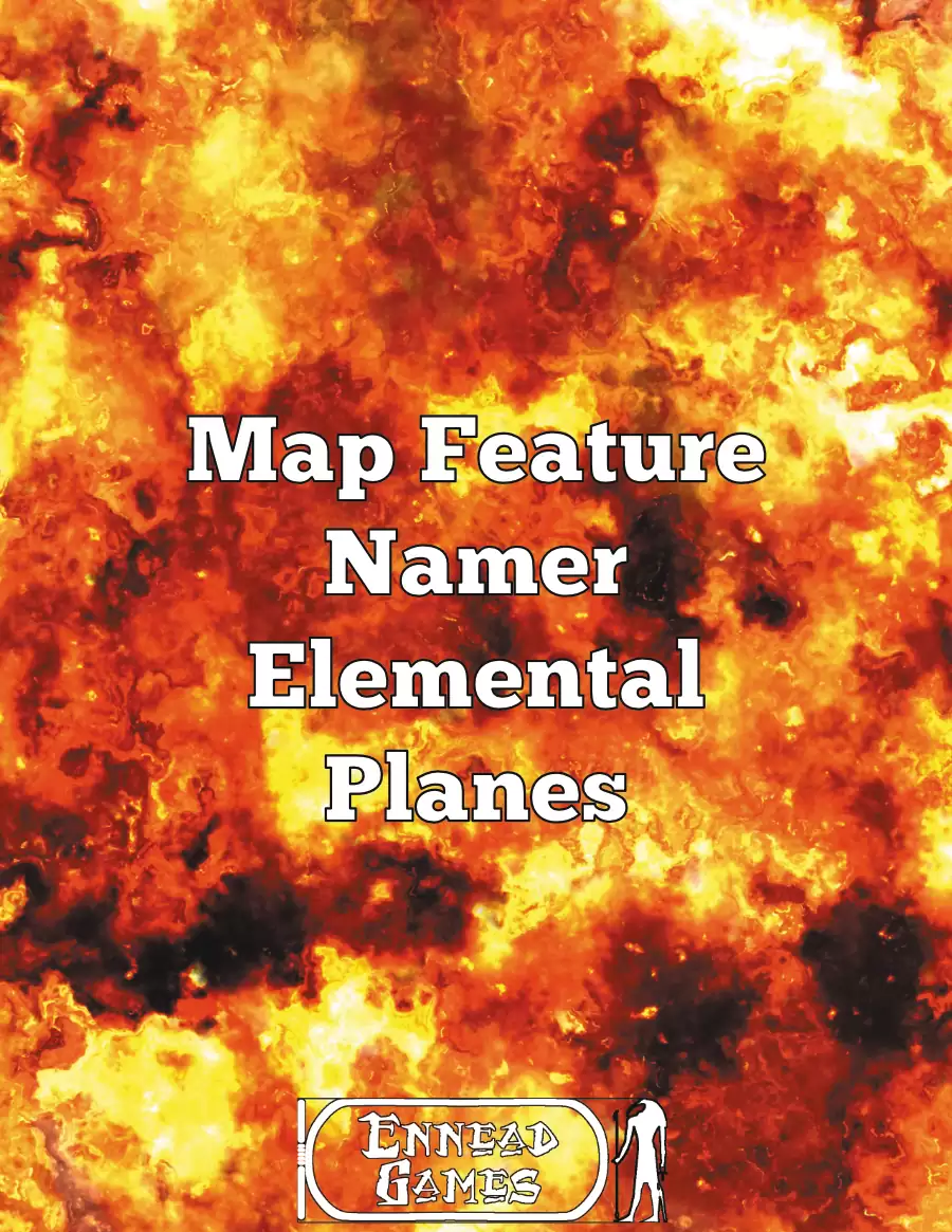 Map Feature Namer Elemental Planes - Ennead Games | Generators | DriveThruRPG