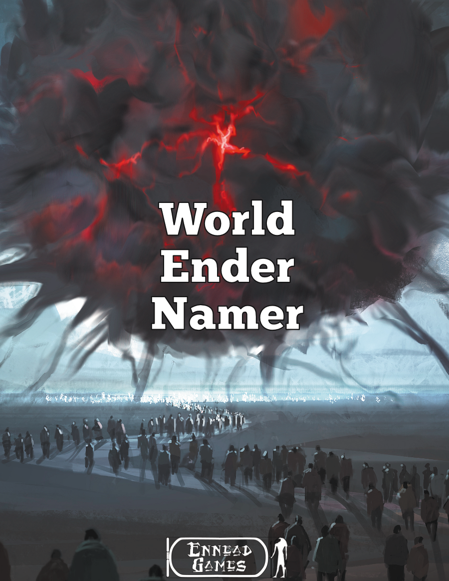 World Ender Namer - Ennead Games | Generators | Name Makers | DriveThruRPG