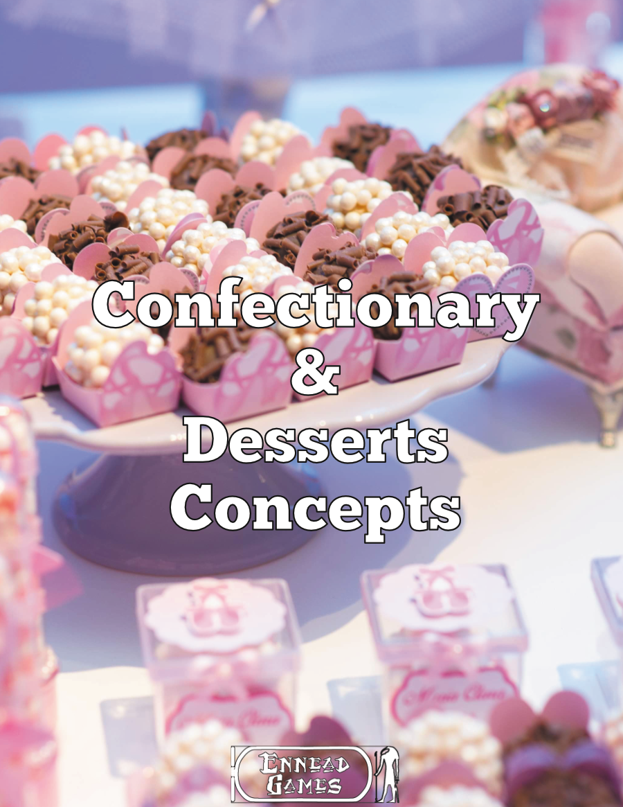 Confectionary & Desserts Concepts - Ennead Games | Generators ...
