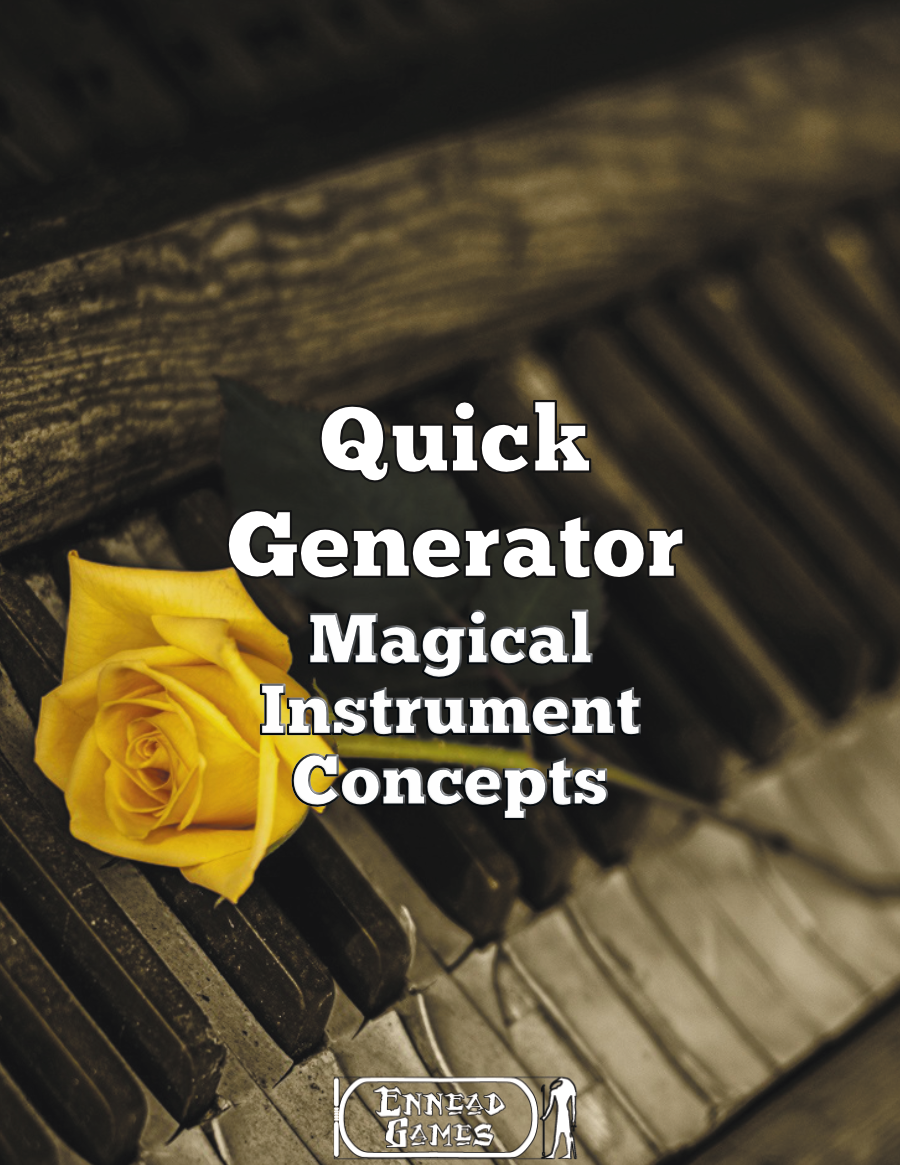 Quick Generator Magical Instrument Concepts - Ennead Games | Quick Gens ...