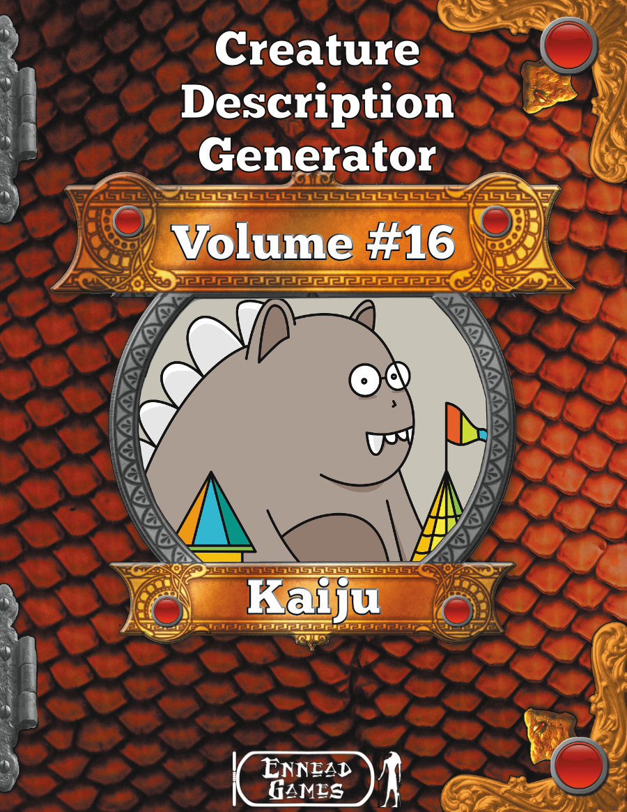 Creature Description Generator Volume #16 - Kaiju - Ennead Games | Creature Descriptions ...