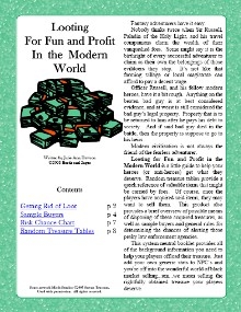 Looting for Fun and Profit - Bards and Sages | d20/OGL | DriveThruRPG