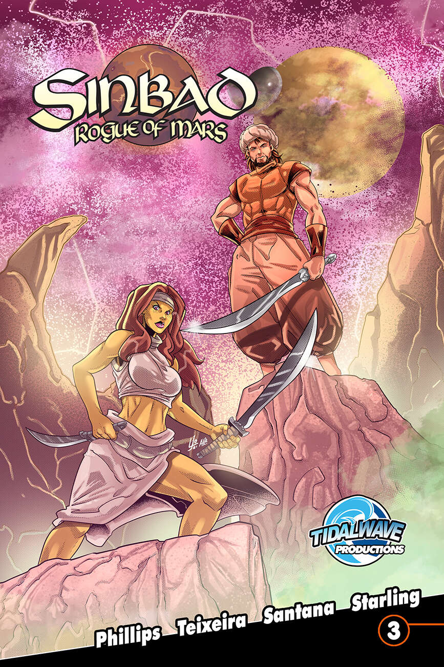 Sinbad Rogue of Mars #3: Volume 2 - TidalWave Productions | Sinbad Rogue of Mars | DriveThruRPG