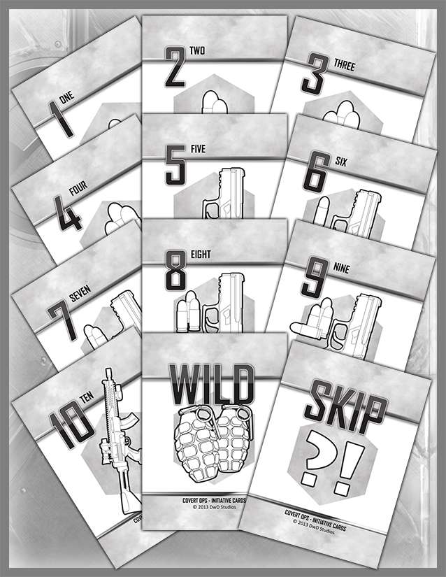 Covert Ops - Initiative Cards - DwD Studios | Covert Ops | DriveThruRPG