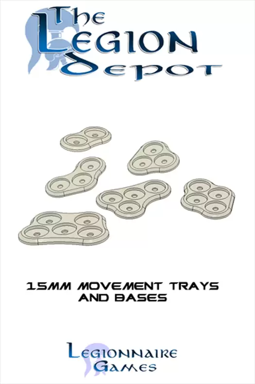 15mm Movement Trays and Bases - Legionnaire Games | STL Files ...
