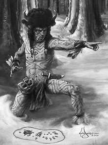 Infinite Images - Stock Illustration - Kommanza Shaman - Quarter Page ...