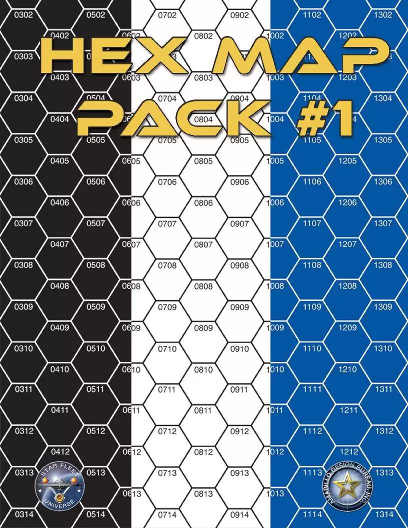 Hex Map Pack #1 - Amarillo Design Bureau | Federation Commander ...