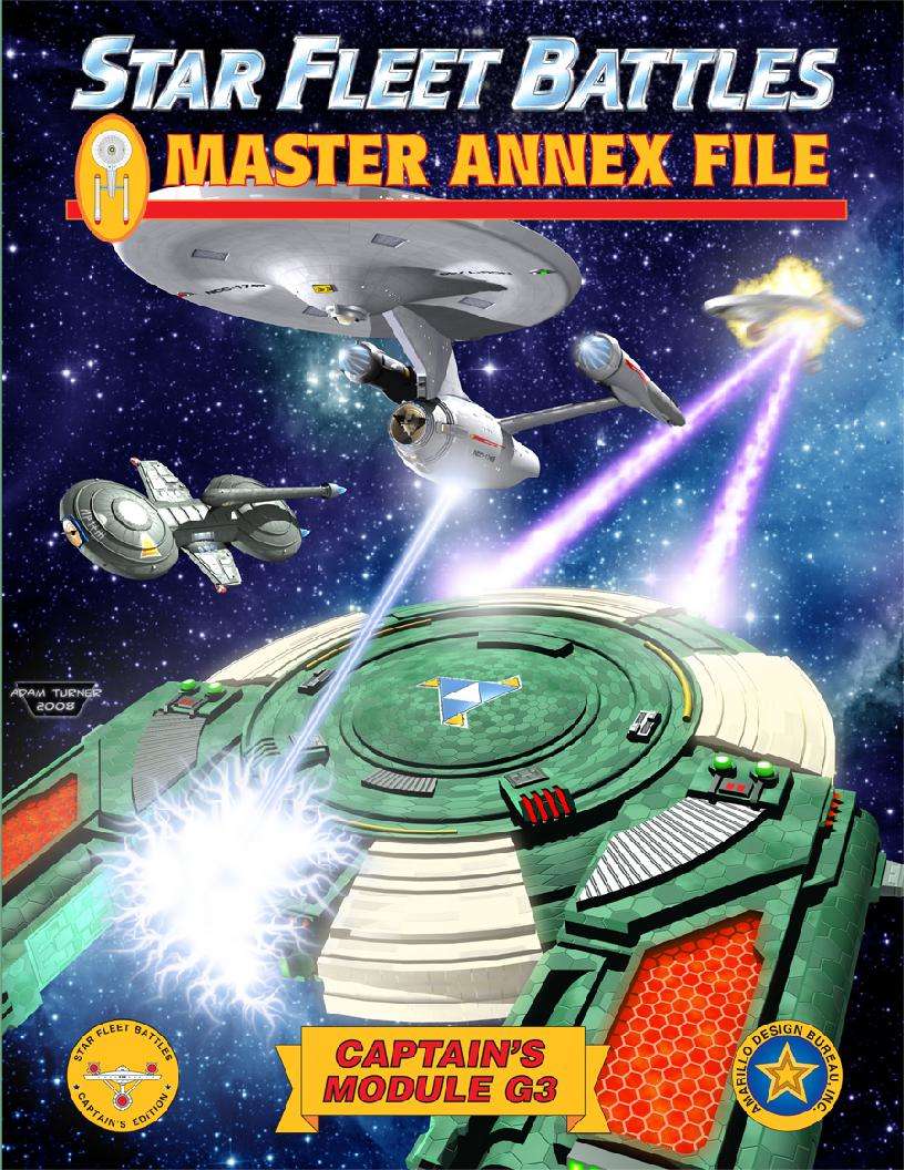 Star Fleet Battles: Module G3 - Master Annex File - Amarillo Design ...