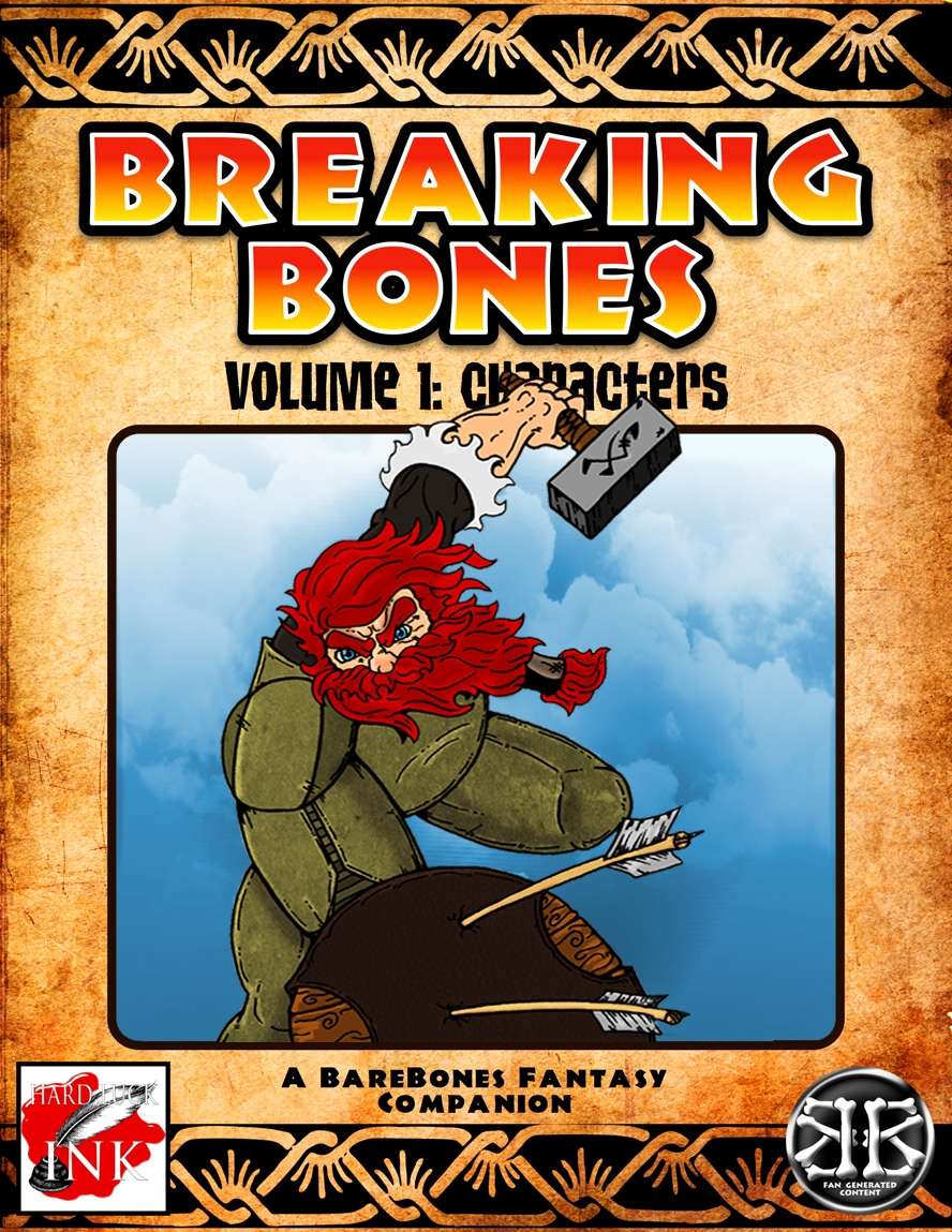 Breaking Bones Volume 1: Characters - Hard Luck Ink | DriveThruRPG