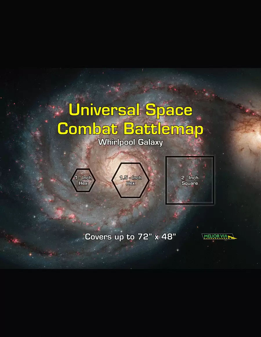 Universal Space Combat Battlemap - Whirlpool Galaxy - Melior Via | Maps ...