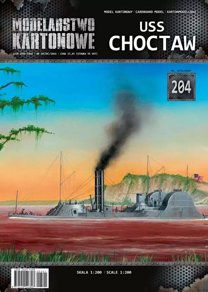 1/200 USS Choctaw Paper Model - Heinkel Models | DriveThruRPG