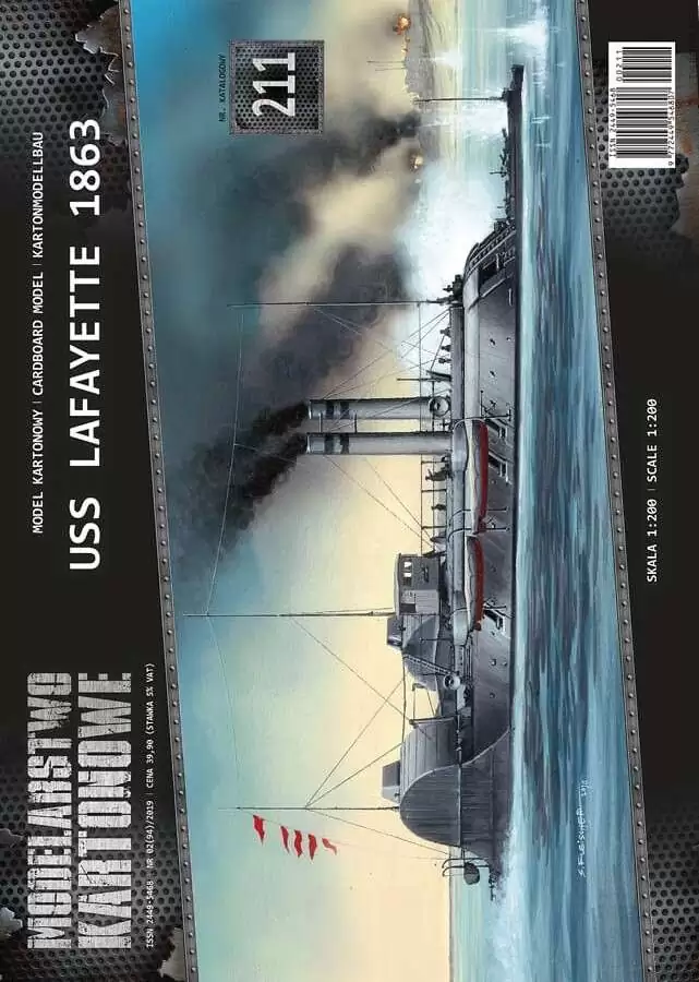 1/200 USS Lafayette - Paper Model - Heinkel Models | DriveThruRPG