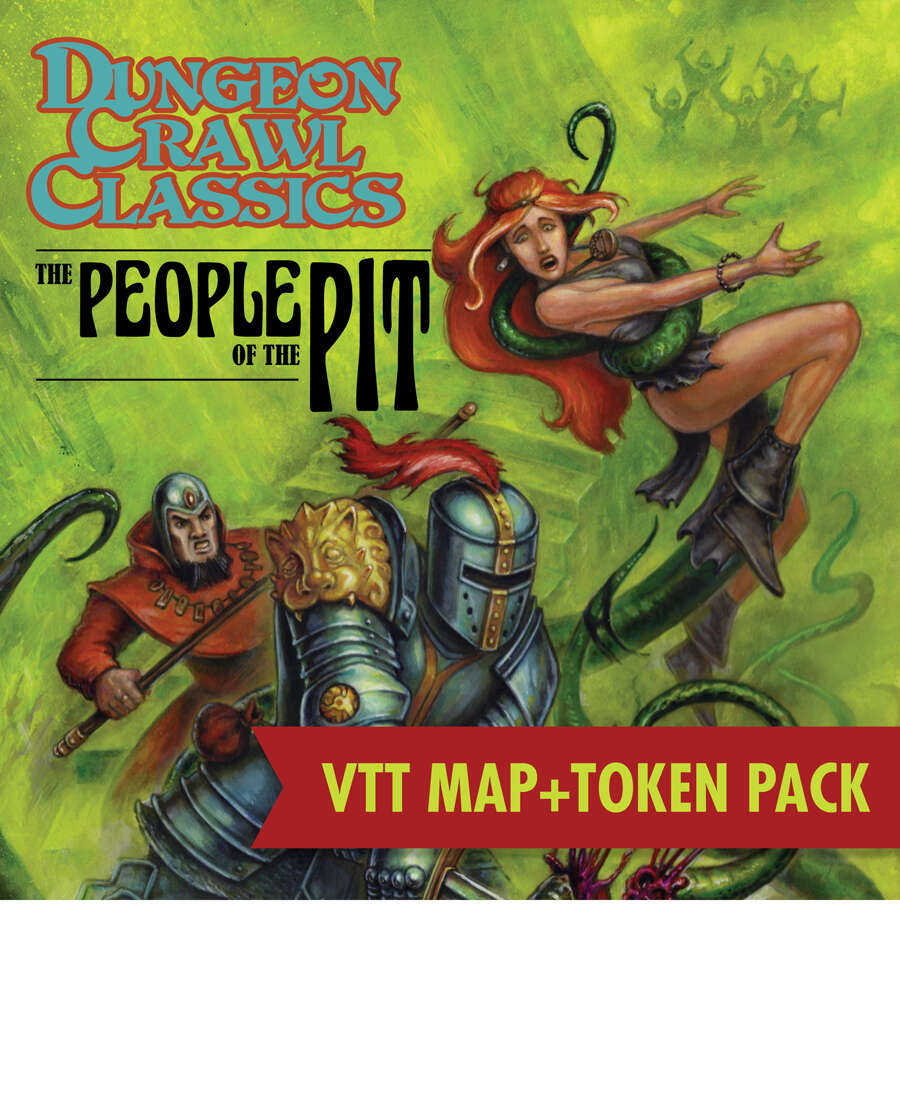 VTT Map+Token Pack: DCC #68: The People of the Pit - Goodman Games ...