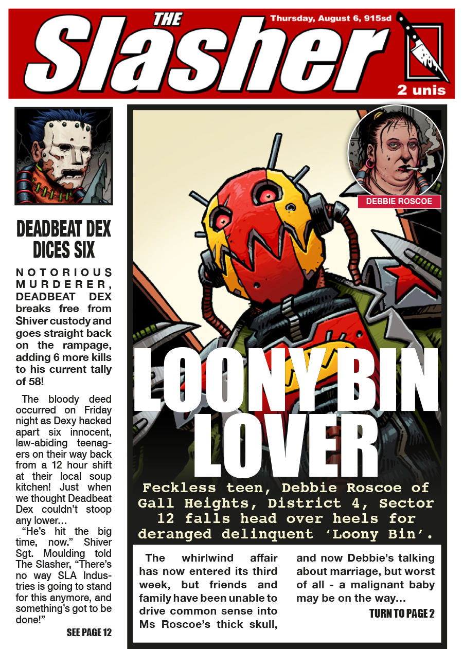 SLA Industries 2nd Edition: The Slasher, Issue One - Nightfall Games ...