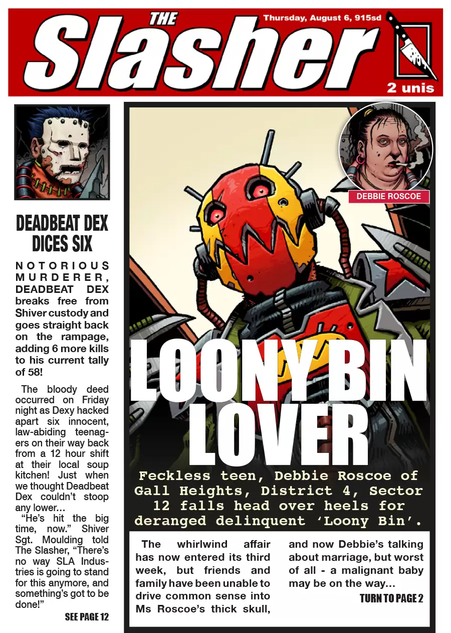 SLA Industries 2nd Edition: The Slasher, Issue One - Nightfall Games ...