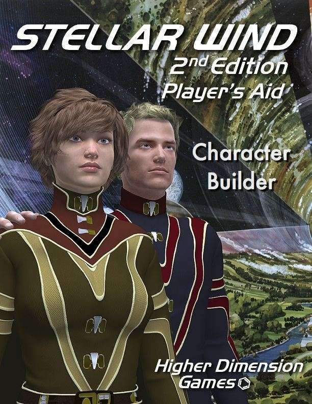 Stellar Wind Character Builder 2nd Edition - Higher Dimension Games | DriveThruRPG