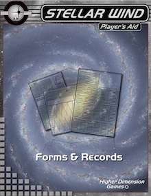 Stellar Wind Forms and Records - Higher Dimension Games | DriveThruRPG