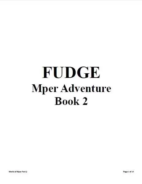 Fudge: Mper Adventure Book 2 - DCS | DriveThruRPG