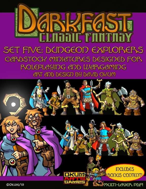 Darkfast Classic Fantasy Set Five: Dungeon Explorers - Okumarts Games ...