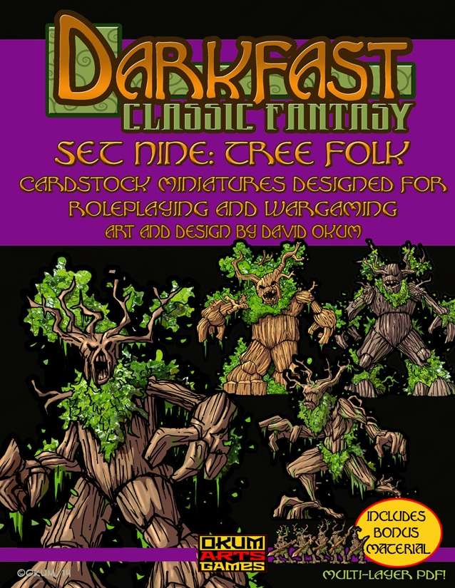 Darkfast Classic Fantasy Set Nine: Tree Folk - Okumarts Games ...
