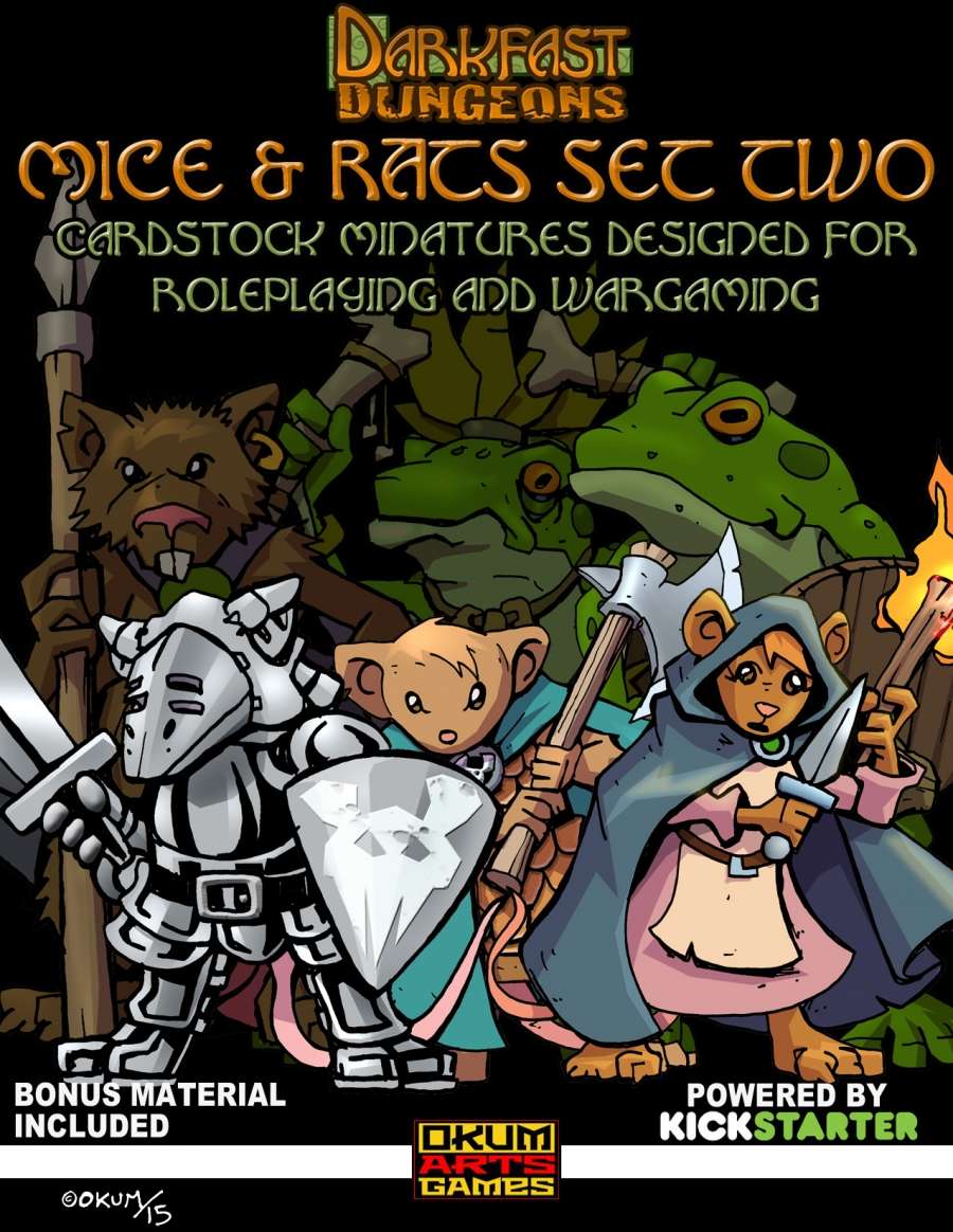 Darkfast Dungeons: Mice & Rats Set Two - Okumarts Games | Darkfast ...