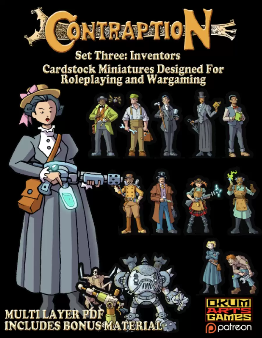 Contraption Set Three: Inventors - Okumarts Games | Contraption ...