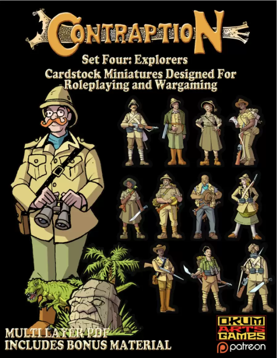 Contraption Set Four: Explorers - Okumarts Games | Contraption ...