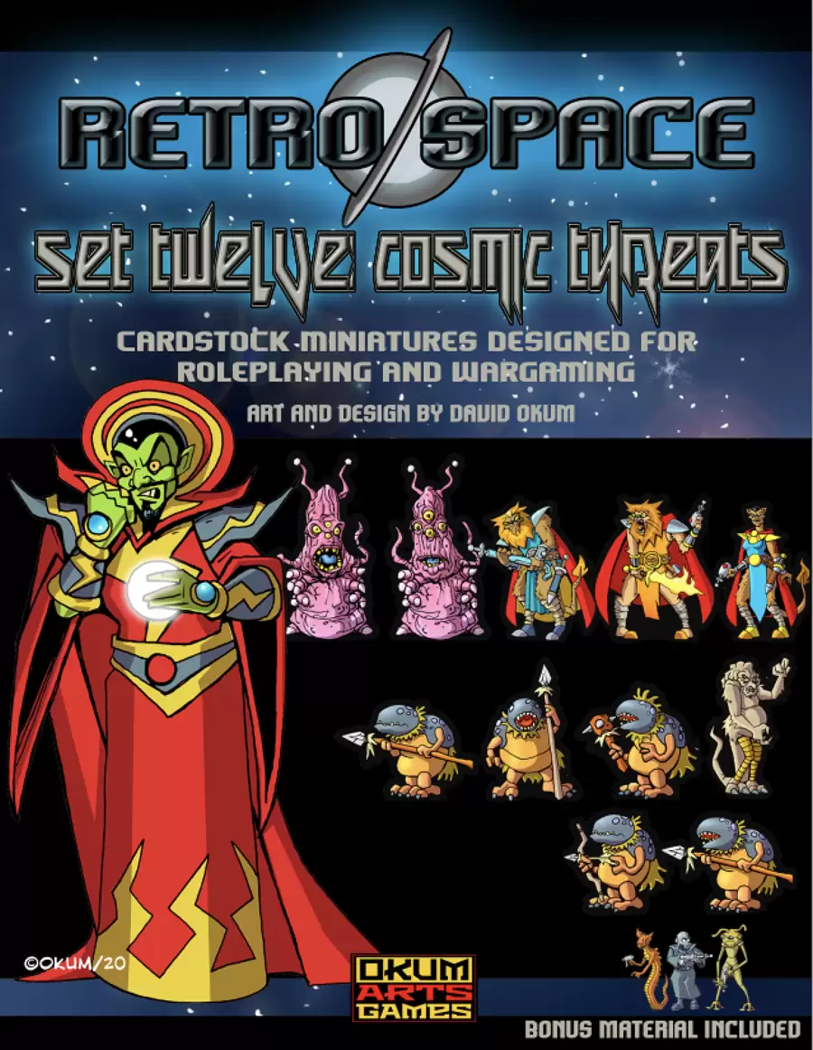 Retro Space Set Twelve: Cosmic Threats - Okumarts Games | Retro Space ...