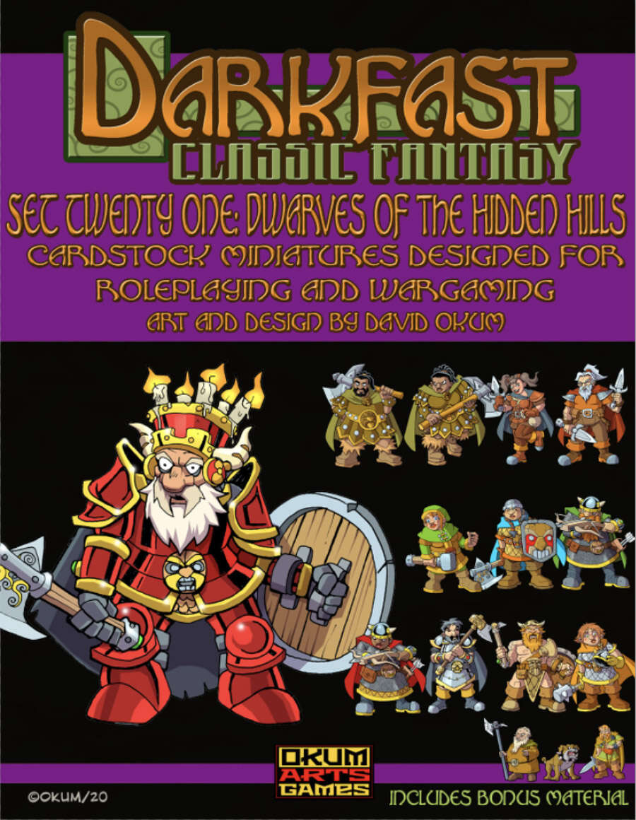 Darkfast Classic Fantasy Set Twenty One: Dwarves of the Hidden Hills ...