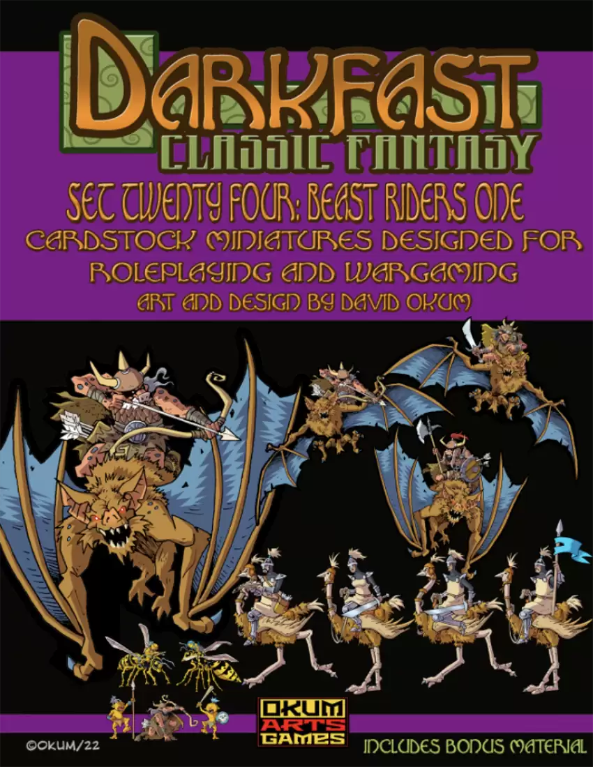 Darkfast Classic Fantasy Set Twenty Four: Beast Riders One - Okumarts ...