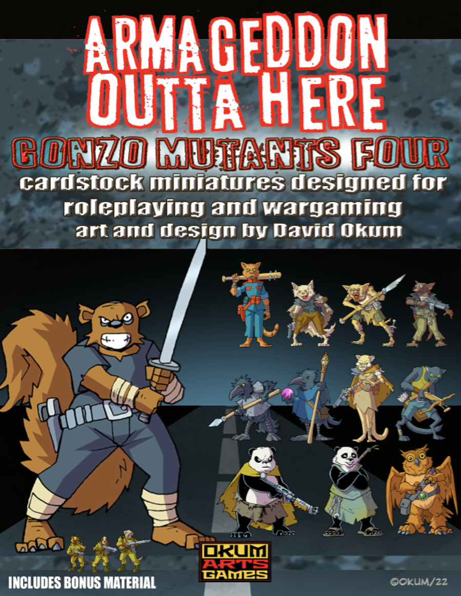 Armageddon Outta Here Set Ten: Gonzo Mutants Four - Okumarts Games ...