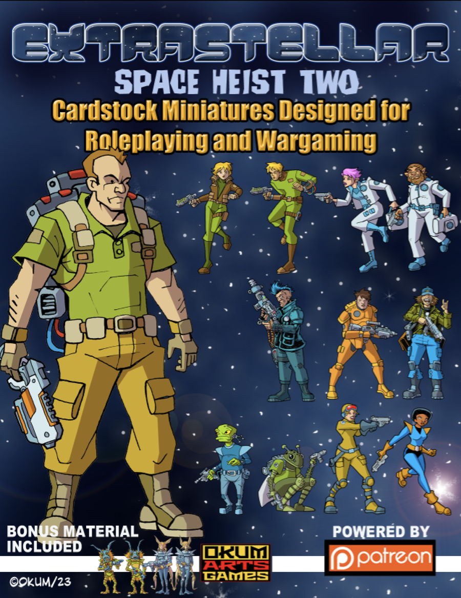 Extrastellar Set Twenty Two: Space Heist Two - Okumarts Games | White Star Compatible ...