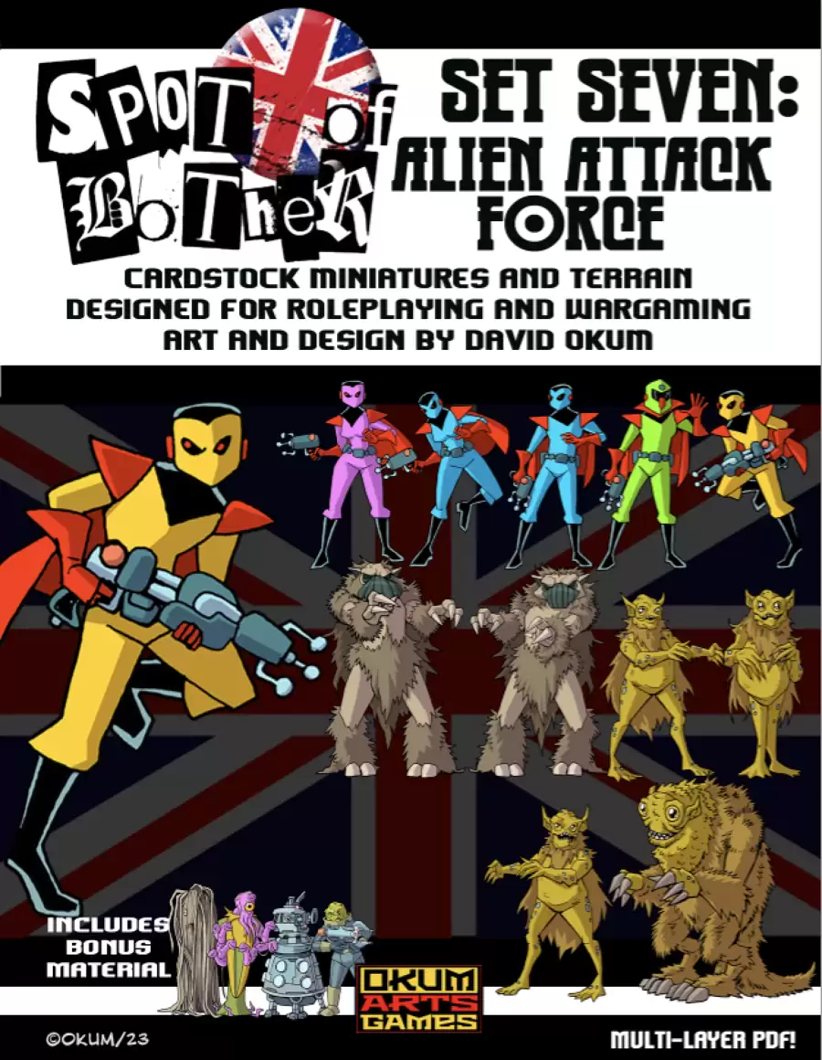 Spot Of Bother Set Seven: Alien Attack Force - Okumarts Games | Spot Of ...